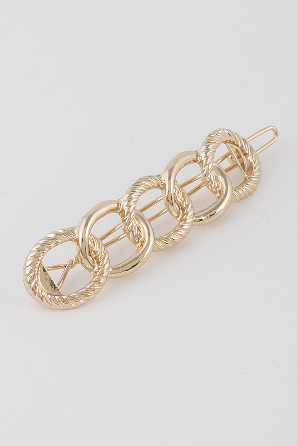 78H1036 GOLD Melted Chain Hairpin - Hair Goods