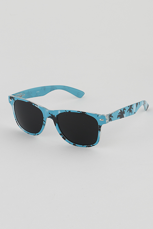95895 MULTICOLOR Tropical Print Sunglasses