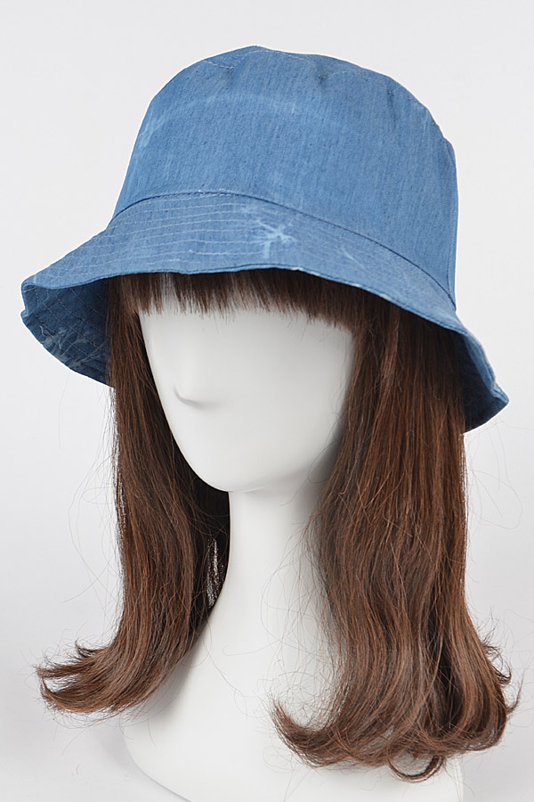 AMH1600 LIGHT BLUE Denim Bucket Hat. - Cloche/Floppy
