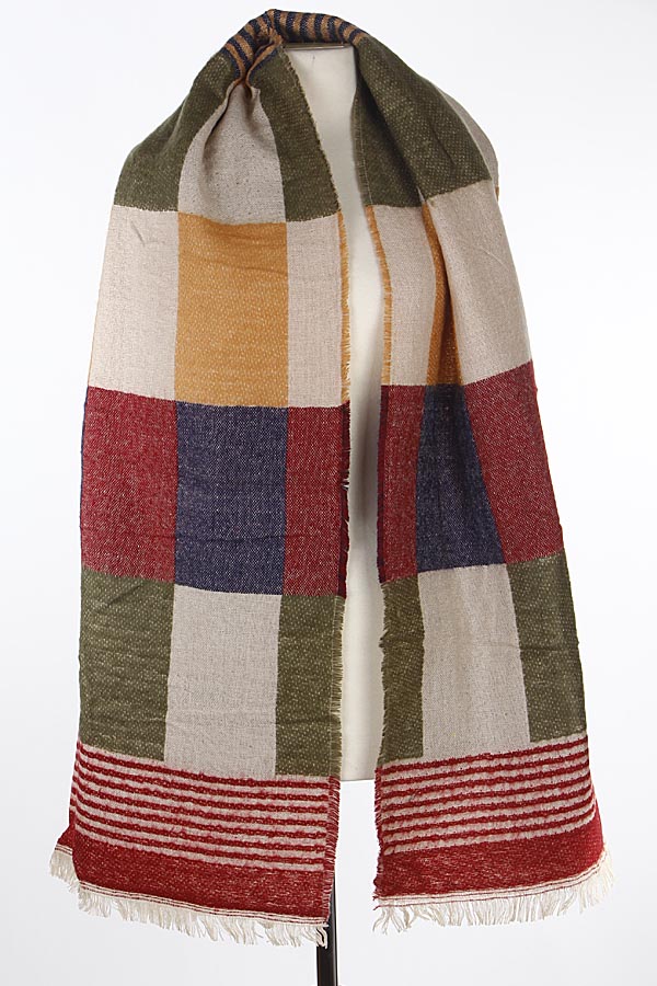 EASW8883 RED Winter Scarf 8KCB - Autumn & Winter