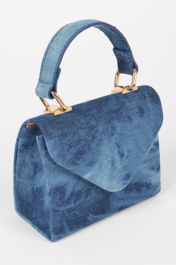 HMC1112 LIGHT BLUE Denim Mini Bag. - Clutch & Wallet