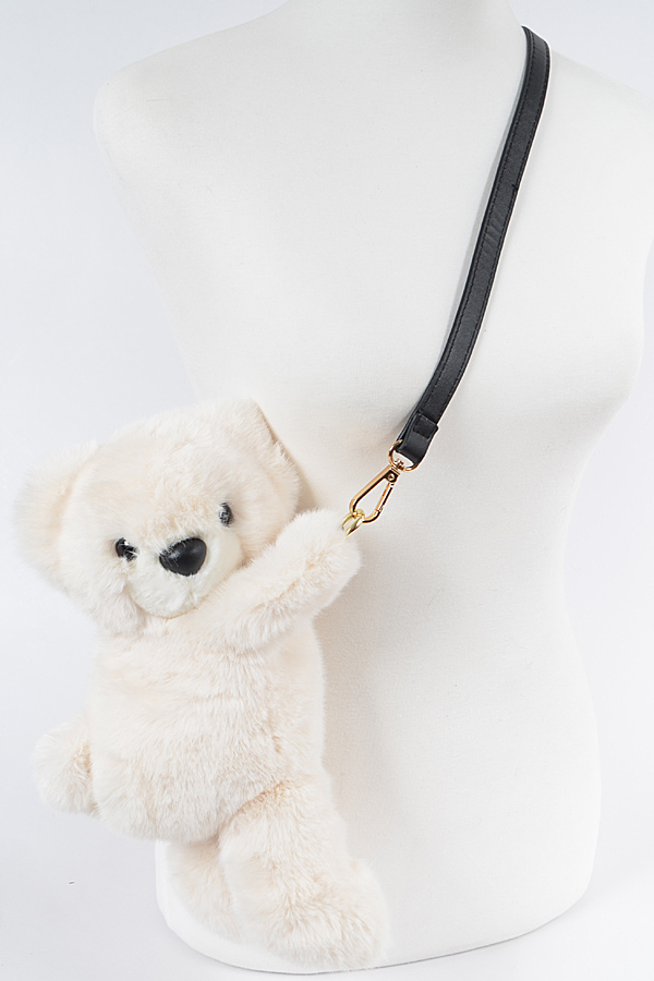 HPC3269 IVORY Teddy Bear Clutch - Clutch & Wallet