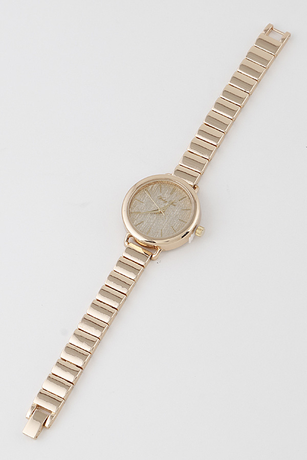 L8871 GOLD Simple Monotone Watch - Watches