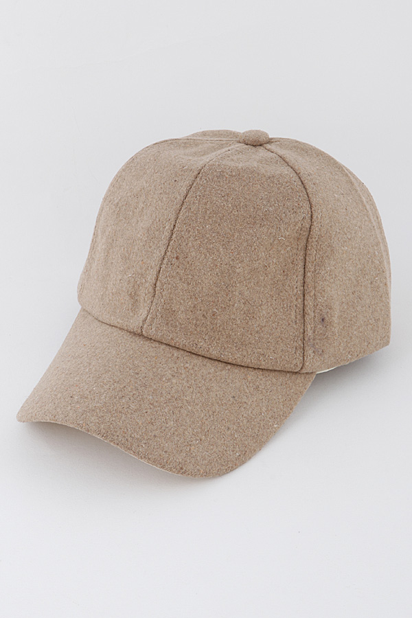 LH3213 TAUPE Felt Baseball Cap - Cap/Beanie