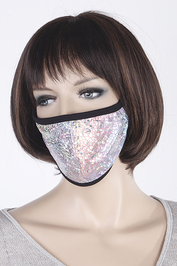 MASK17 AB Metallic Crack Effect Mask - COVID 19