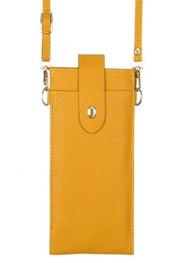 MB0132 MUSTARD SOLID WALLET & PHONE CROSSBODY BAG - Newly Updated ...