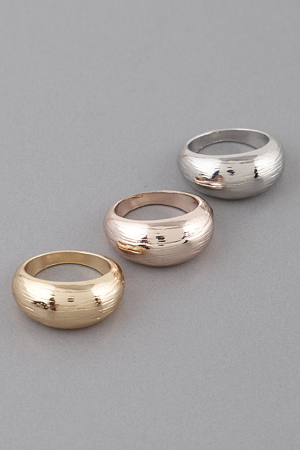 ORA983 MULTICOLOR Bulky Rings Set