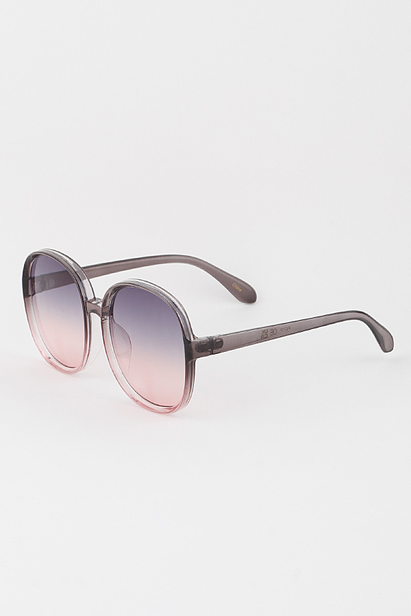 P6717F MIX COLOR Oversized Gradient Round Sunglasses