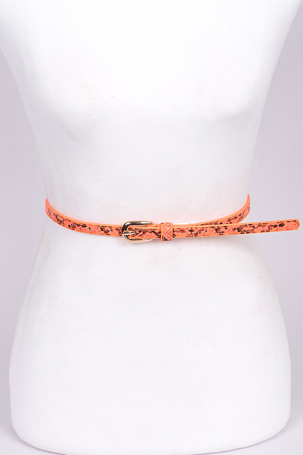 PB7434 NEON ORANGE belt 434 - Fashion Belts