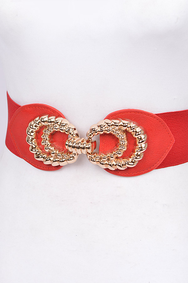 PB7482 BLACK Infinite Loop Hoop Belt - Fashion Belts