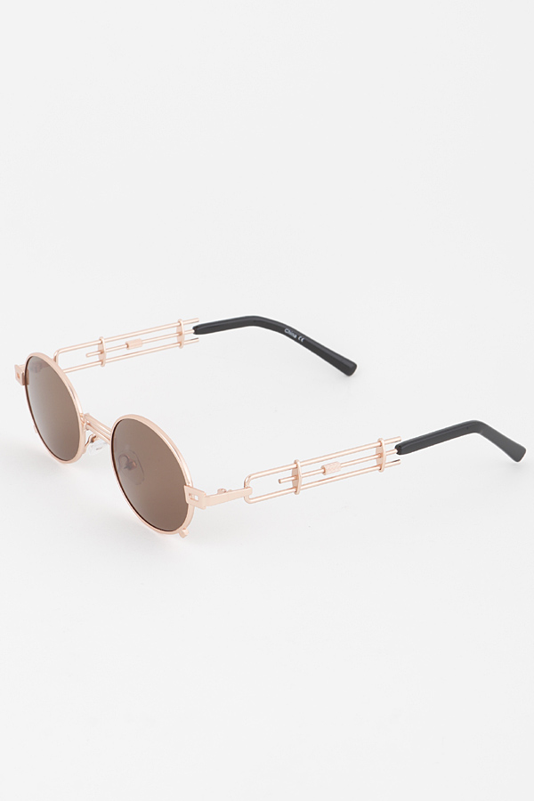 POP0132 MIX COLOR Retro Round Frame Sunglasses