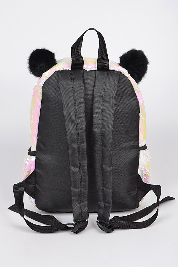 PP7014 AB Sequin Panda Backpack