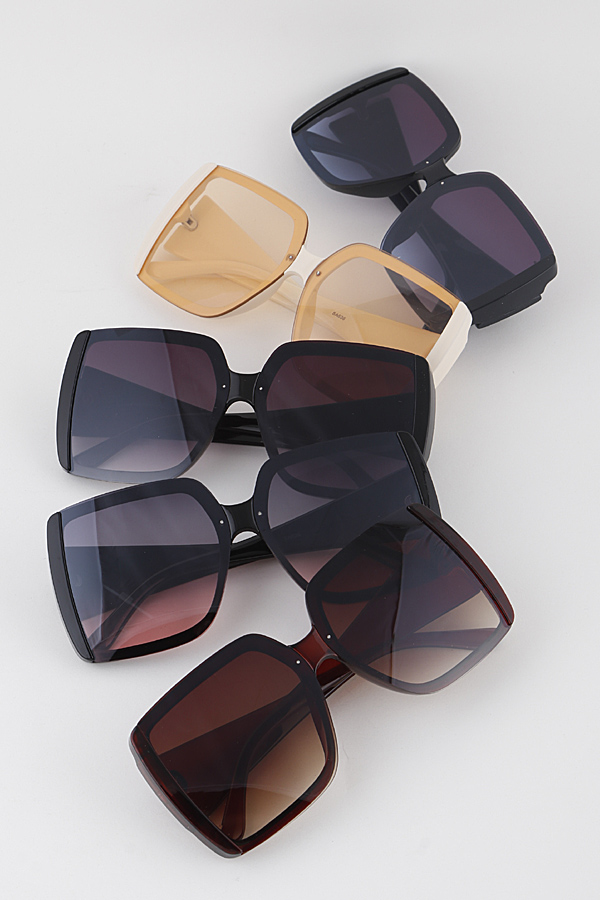 SA636 MIX COLOR Side Block Sunglasses